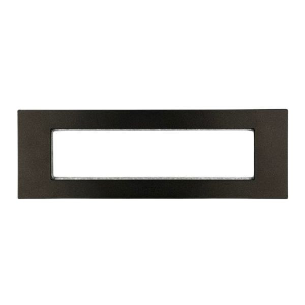 MATRIX BLACK PLATE FOR 8WAY CLUSTER BOX CP1008
